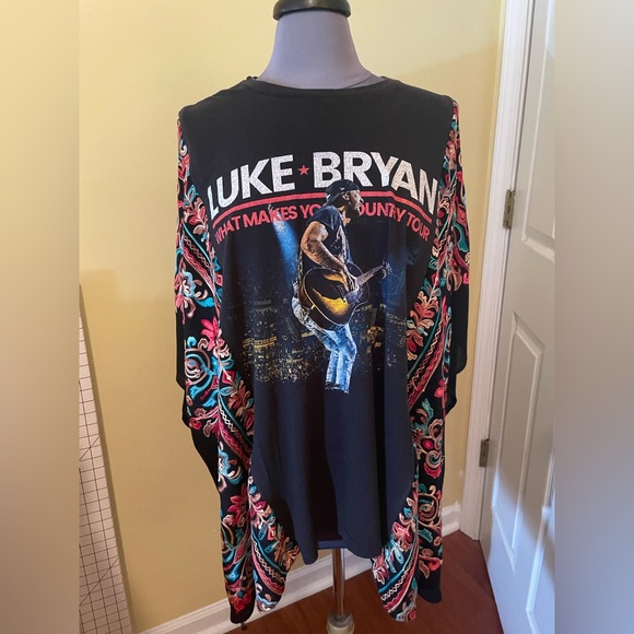 Tops | Luke Bryan Premium Custom Band Tee | Poshmark